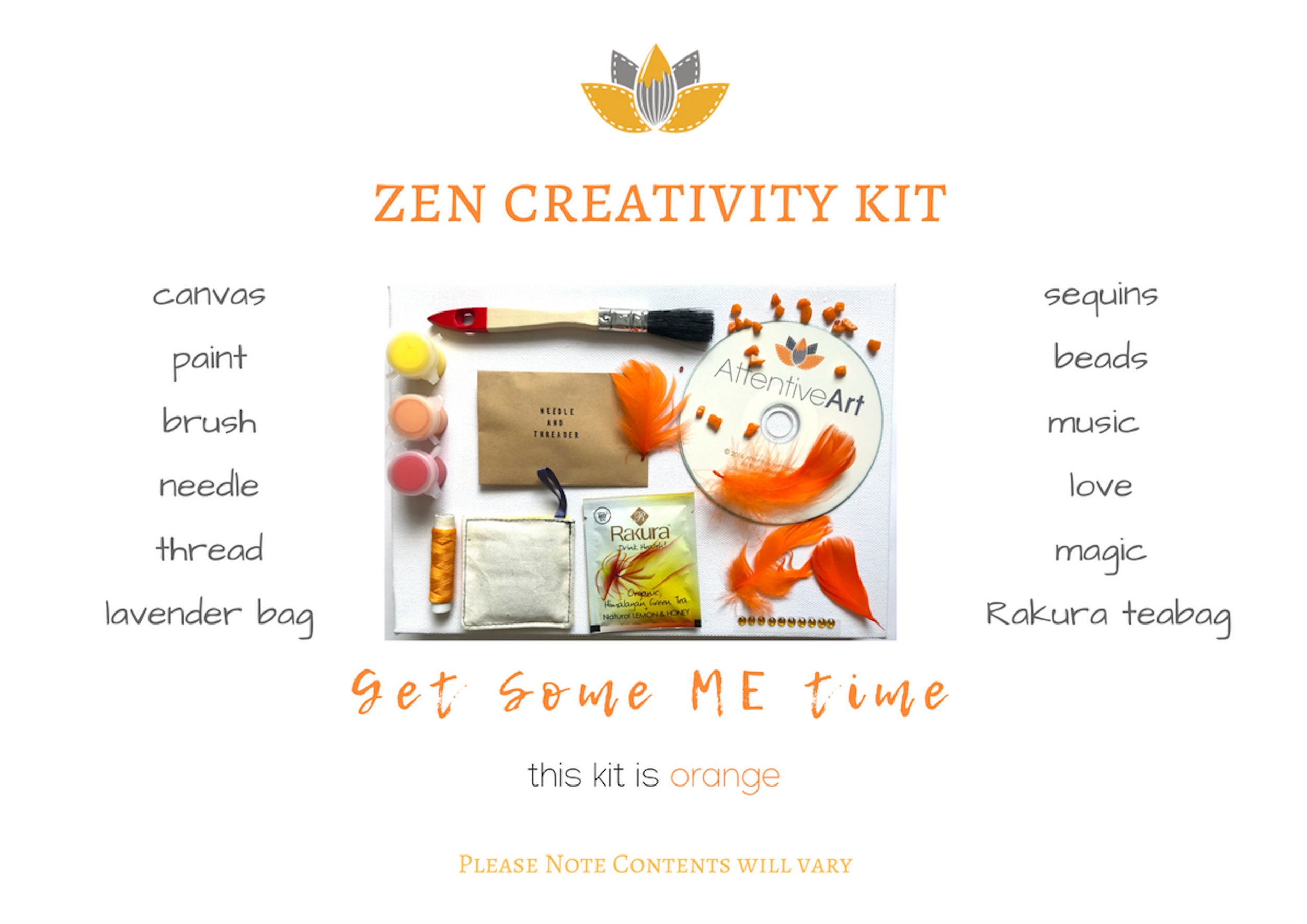 Zen Creativity Kit, Personalised Creative Gift Box, Diy Craft Kit for ...