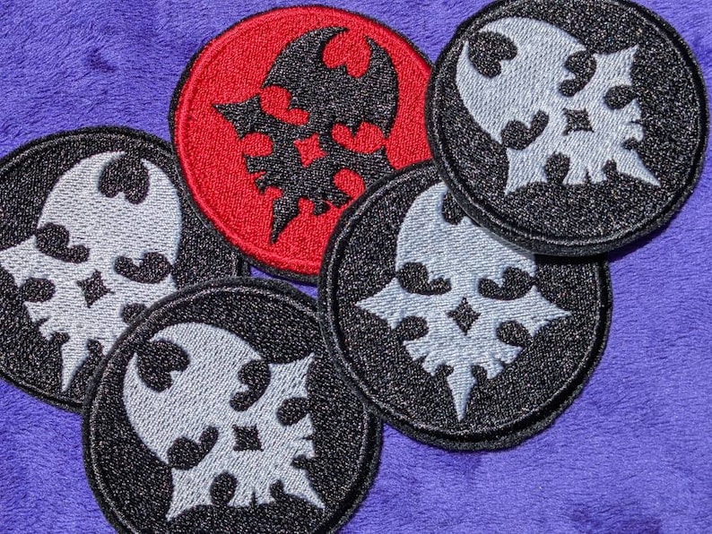 TWEWY the world ends with you player pin 60mm iron on patch | Etsy