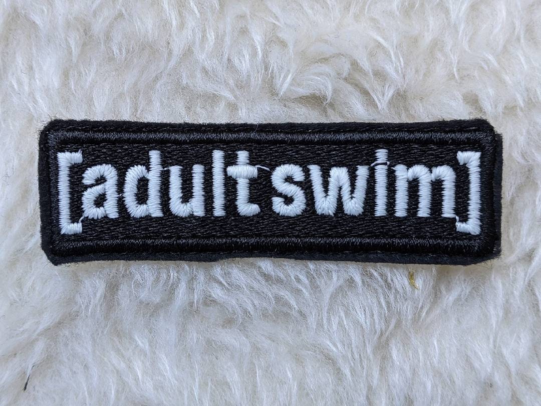 Unofficial Adult Swim Logo Iron on Patch 95mm or 65mm - Etsy