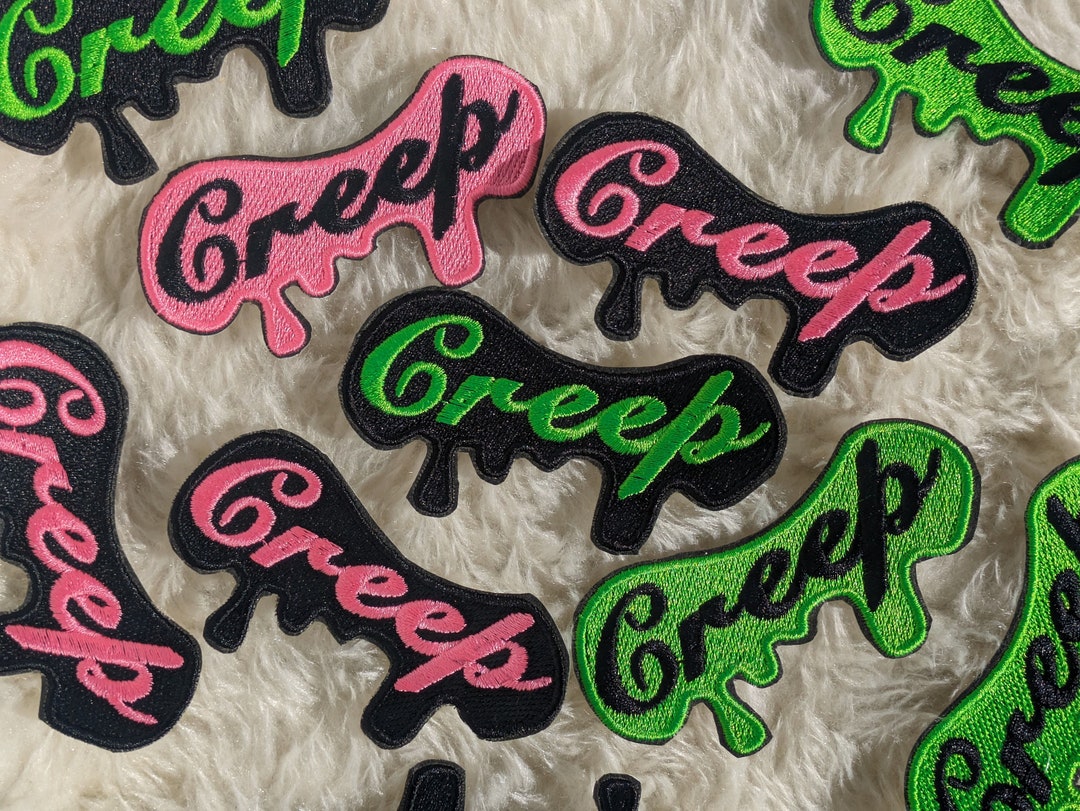 Creep Drippy 95mm Iron on Patch - Etsy