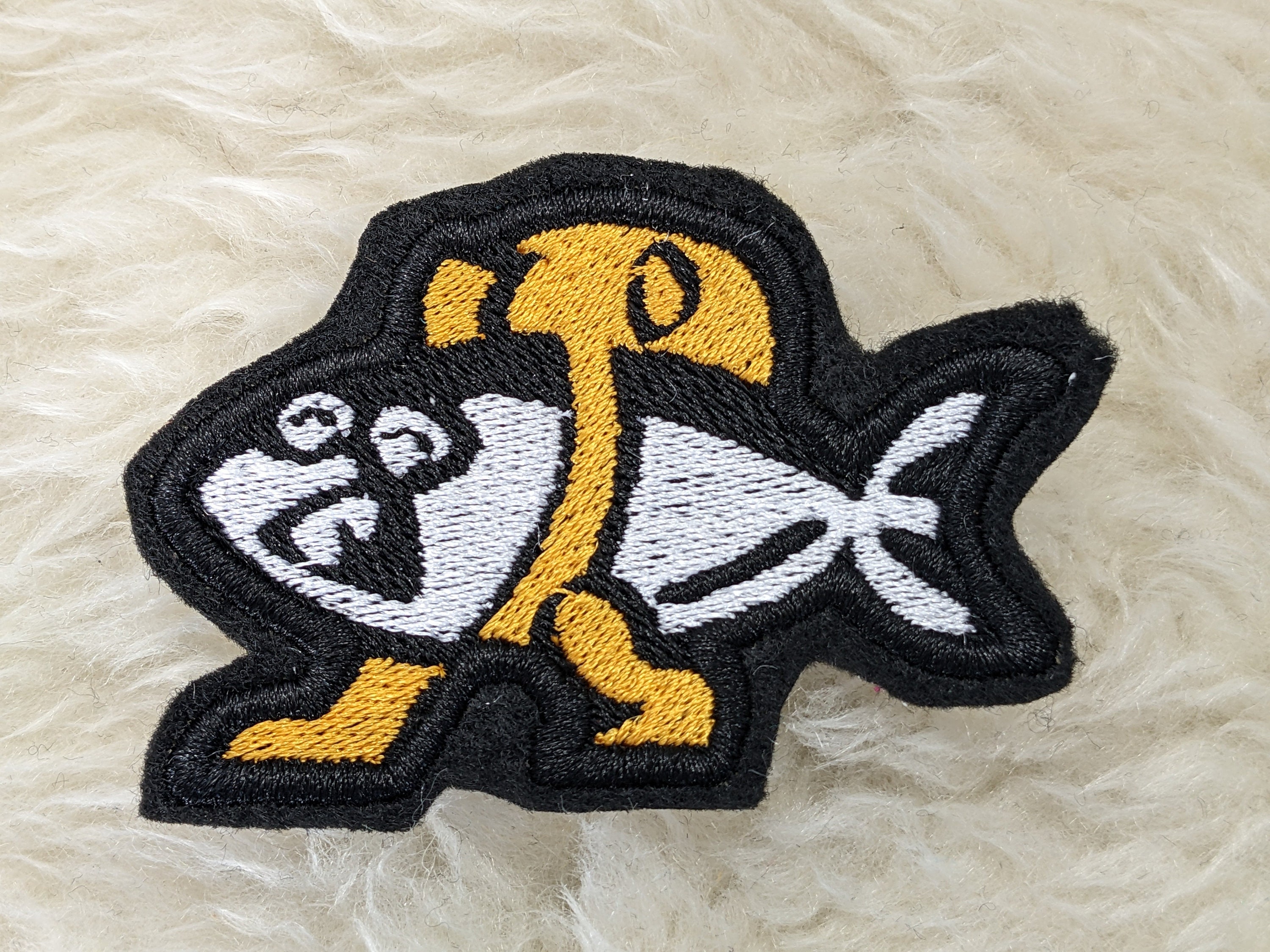 Salmon Run Walking Fish 70mm Iron on Patch - Etsy