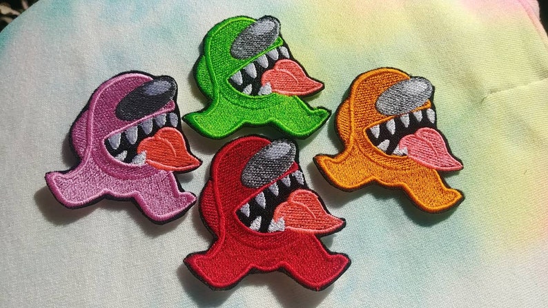 Among Us Imposter Patch 70mm | Etsy