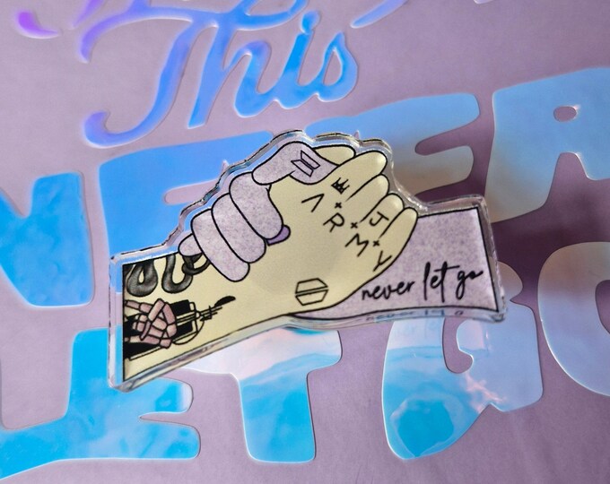 Never Let Go JK Acrylic Mini Pin - Etsy