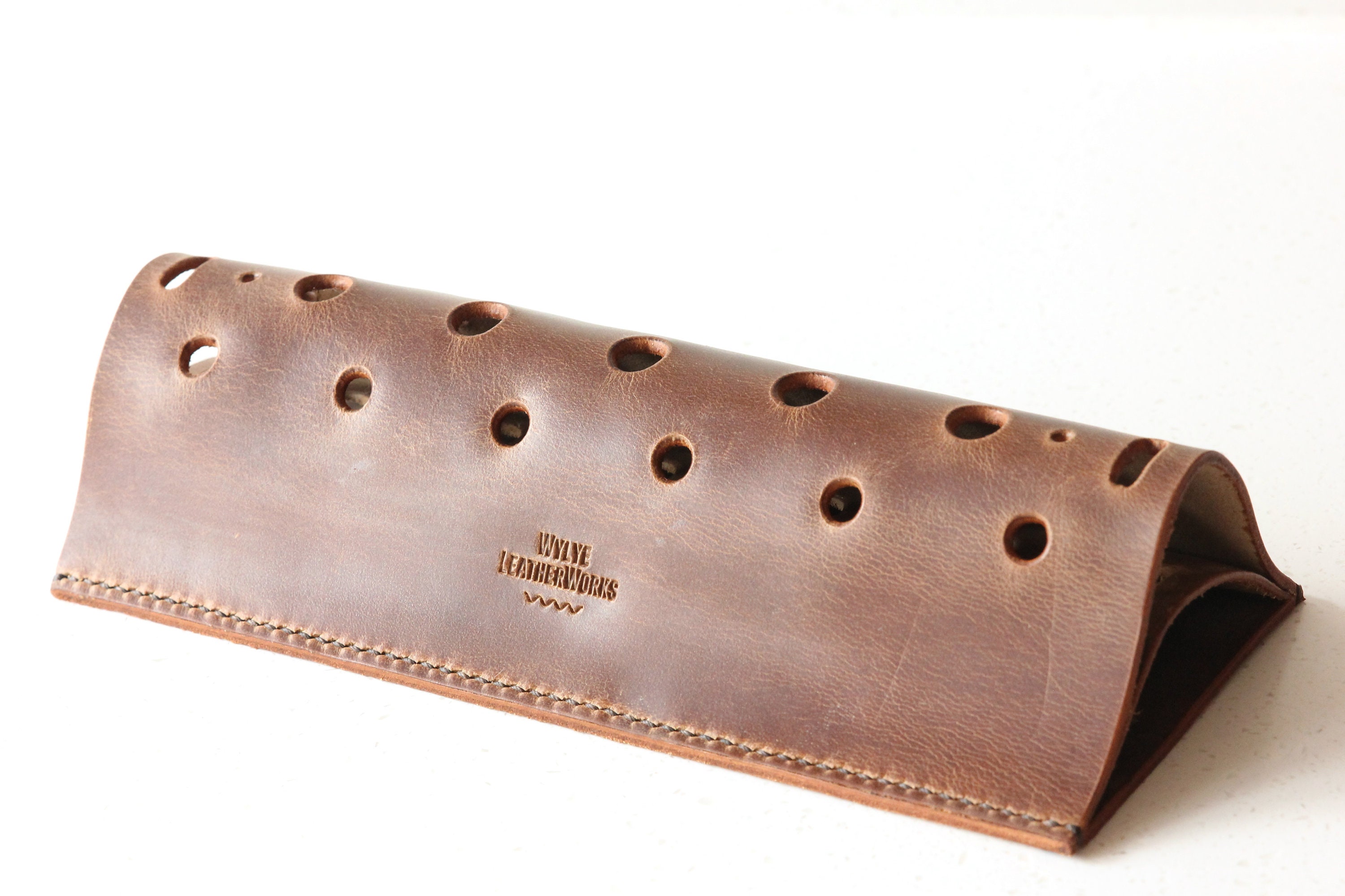 Leather Fly Tying Tool Holder / Caddy / Organiser - Etsy