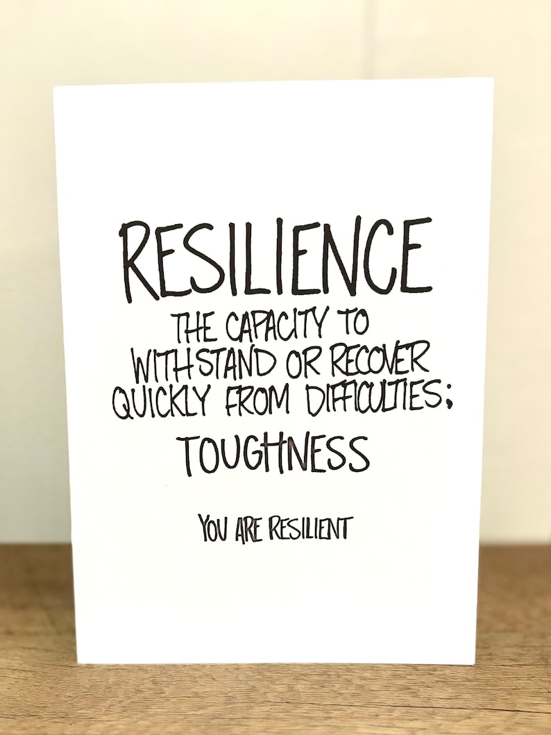 You Are Resilient - Etsy