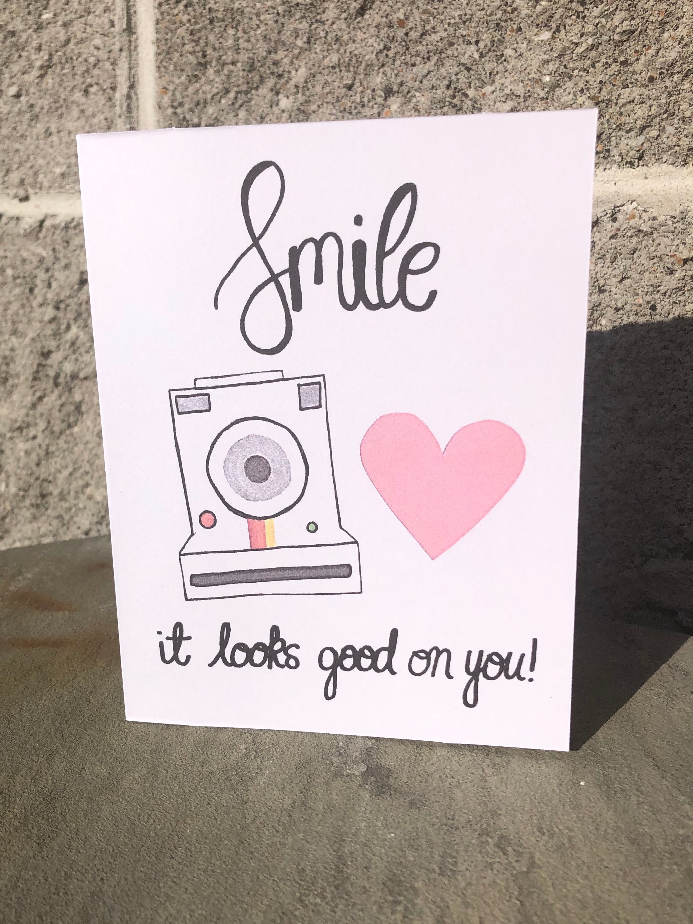 Smile card | Etsy