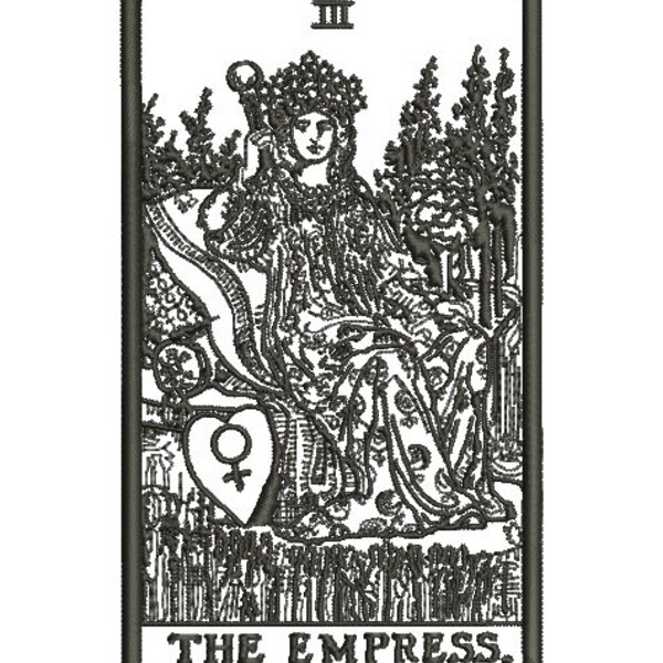 Tarot Embroidery Design Machine Pattern - Etsy