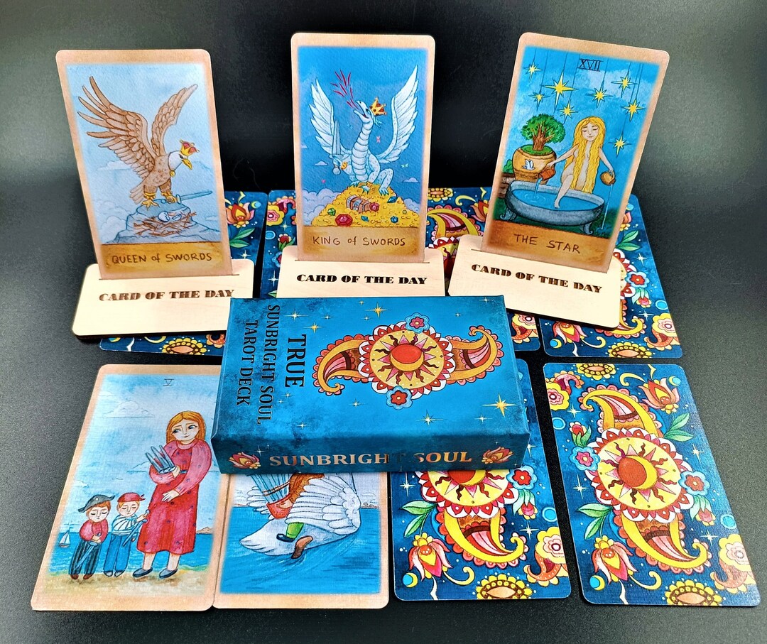 Deck of Tarot Cards Solar Soul, Positive Tarot, Children's Tarot, Fairy ...
