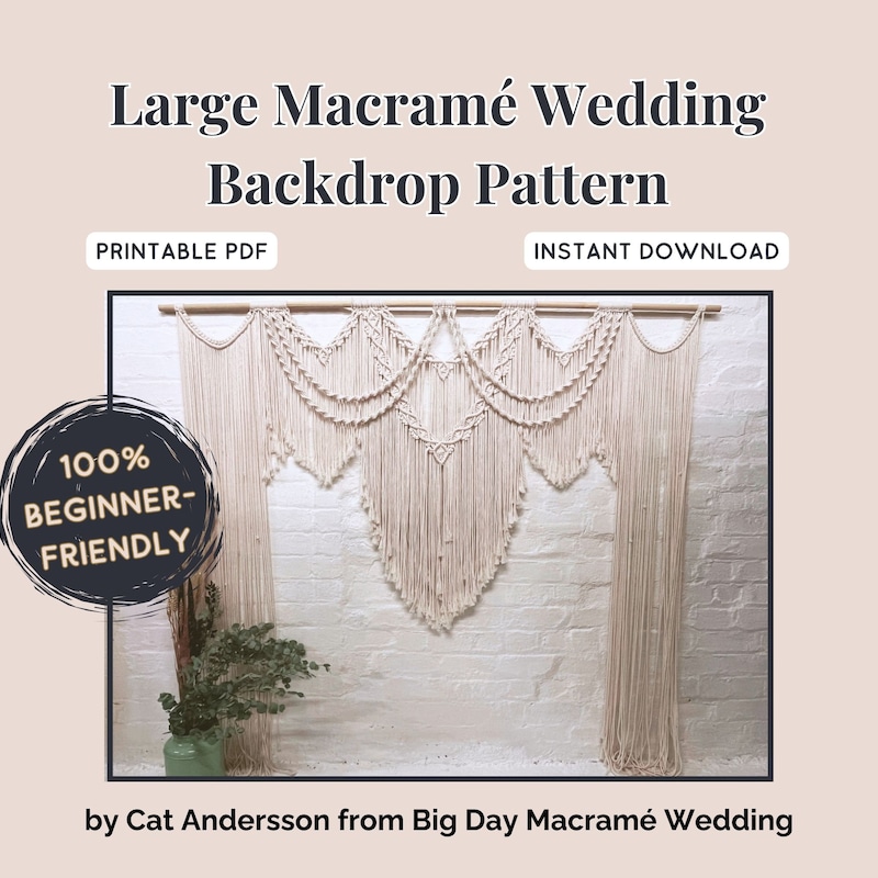 Macrame Backdrop - Etsy