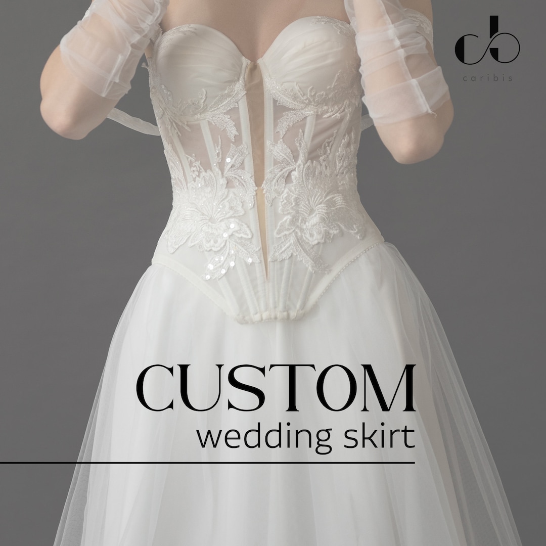 Design Your Wedding Skirt, Custom Personalized Prom Skirt, Party Skirt ...