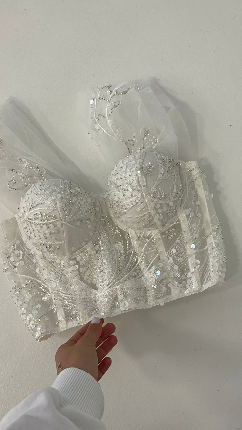 Floral Beaded Lace Wedding Custom Corset Bespoke Order Short - Etsy