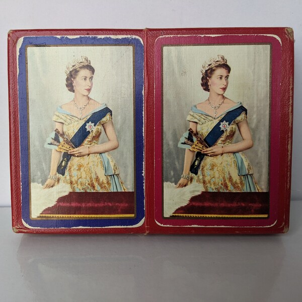 Queen Elizabeth Playing Cards - Etsy