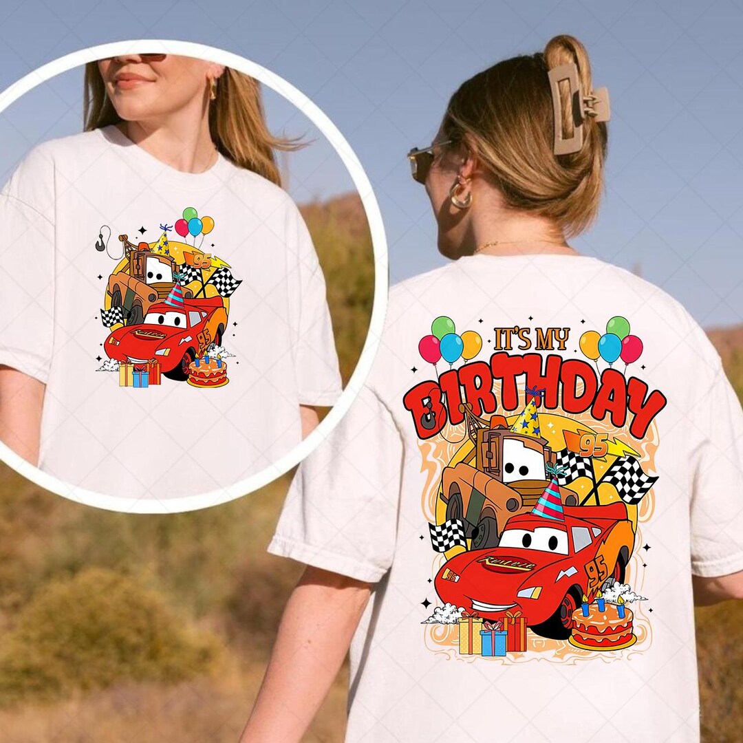 Personalized Cars Custom PNG Logo, Cars Original Birthday Sublimation ...