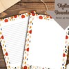 Autumn Stationary Printable Stationery Fall Letter Writing Stationery ...