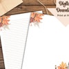 Autumn Stationary Printable Stationery Fall Letter Writing Stationery ...