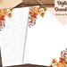 Autumn Stationary Printable Stationery Fall Letter Writing Stationery ...