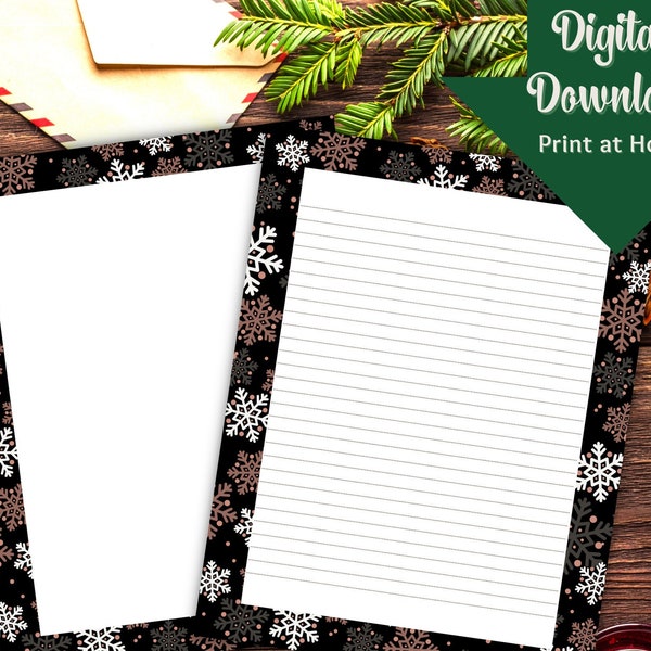 Autumn Stationary Printable Stationery Fall Letter Writing Stationery ...