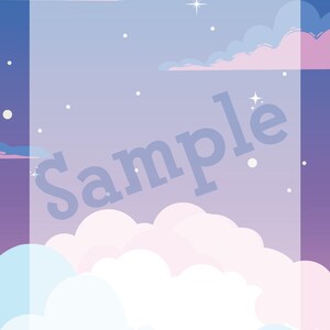 Night Sky Stationery - Cute Stationery Set - Printable Letter Writing ...