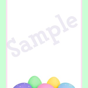Printable Easter Stationery, Printable Writing Paper, Cute Easter ...