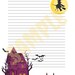 Cute Halloween Stationery for Kids, Haunted House Letter Paper ...