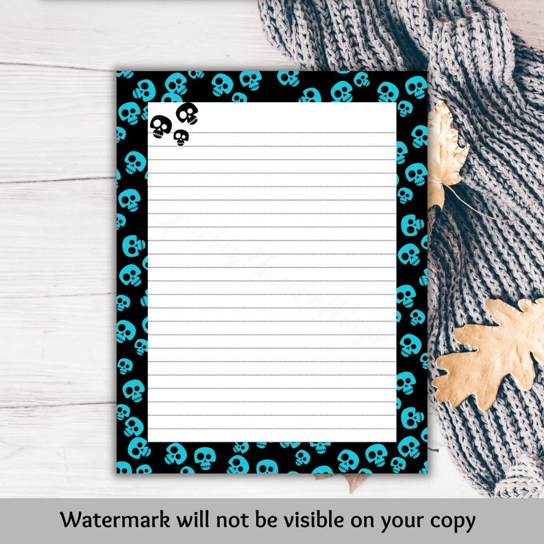 Pastel Goth Halloween Stationery, Printable Gothic Junk Journal ...