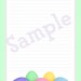 Printable Easter Stationery, Printable Writing Paper, Cute Easter ...