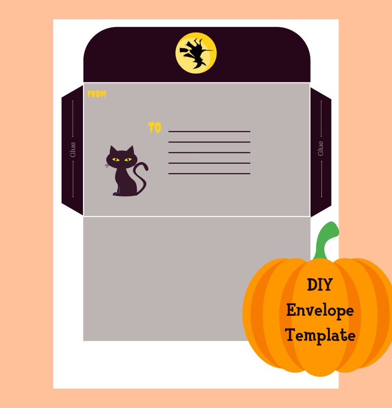 Cute Halloween Stationery for Kids, Haunted House Letter Paper ...