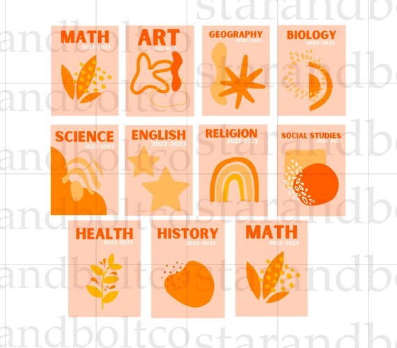 Orange Class Covers - Etsy