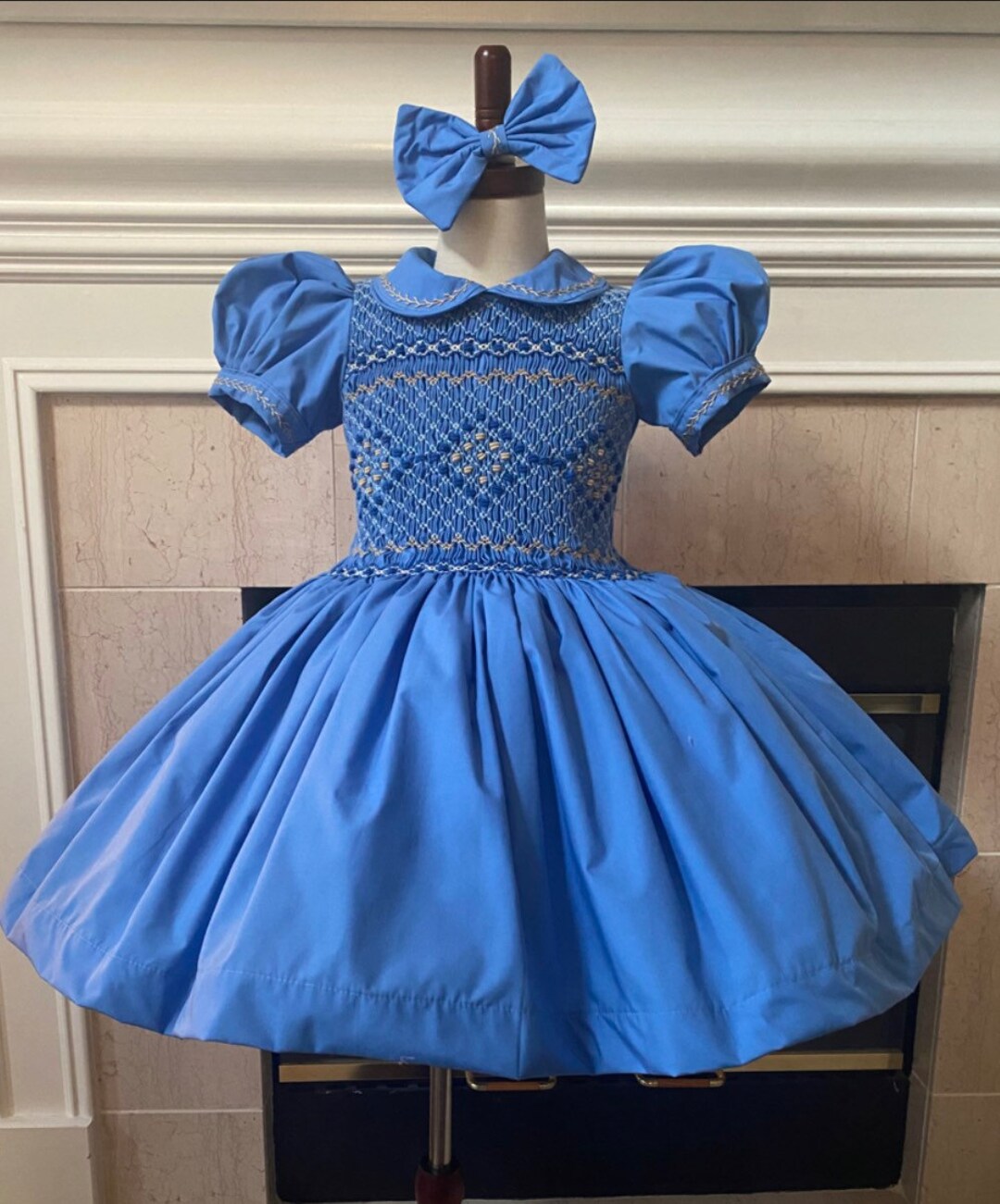 Smocked Embroidery Dress- Bishop Dress- Formal Dress - Etsy