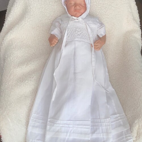 Baby Boy/ Reborn Christening Gown Baptism Outfit NB0-3M 3-6M - Etsy