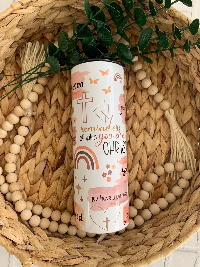 Christian Tumbler / Religious Faith Tumbler Cup / Affirmation - Etsy