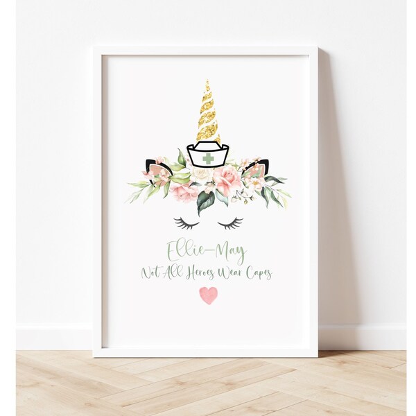 Personalised Nhs Print - Etsy UK