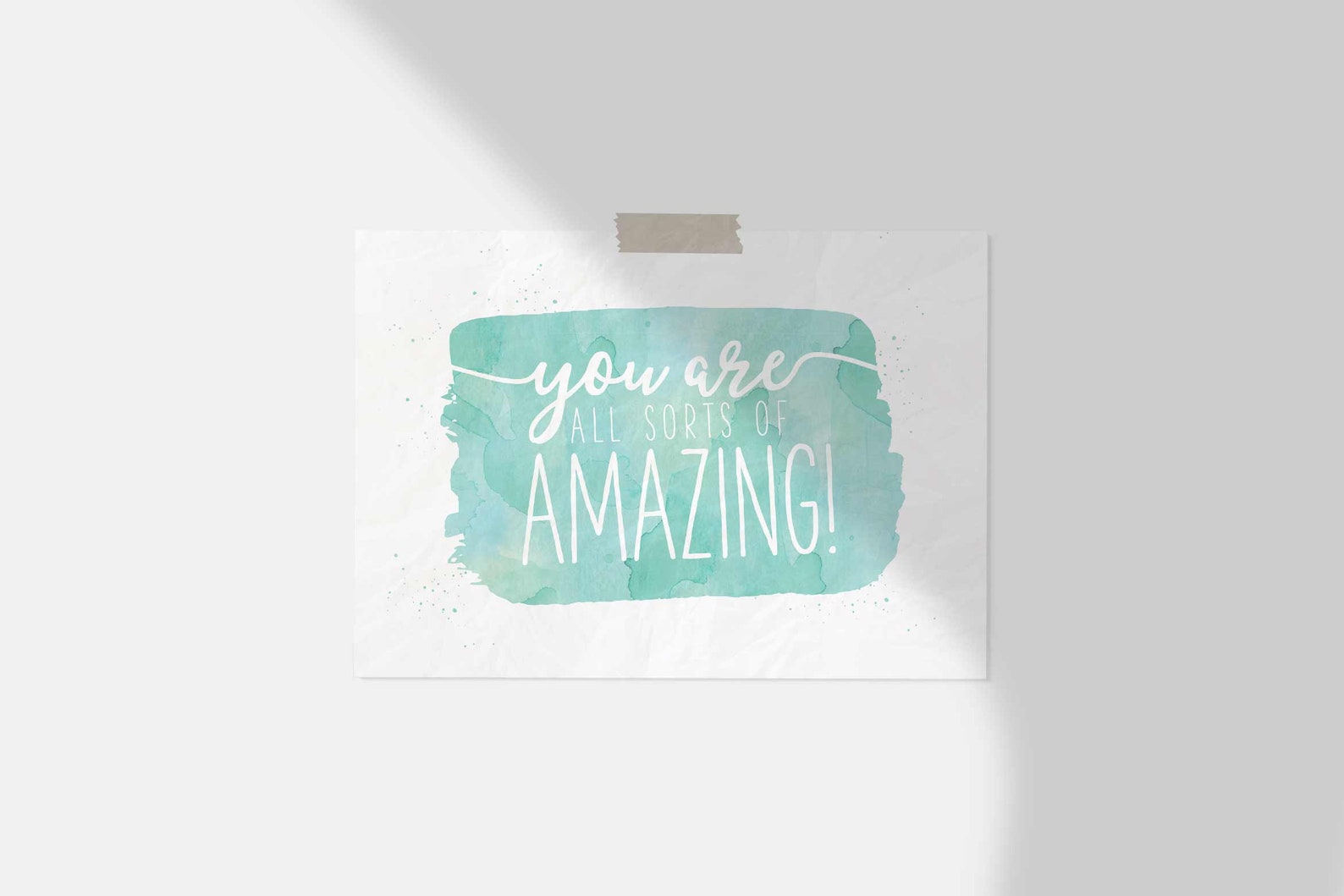 You Are Amazing | Printable Wall Art | Kindness Cards | Printable ...