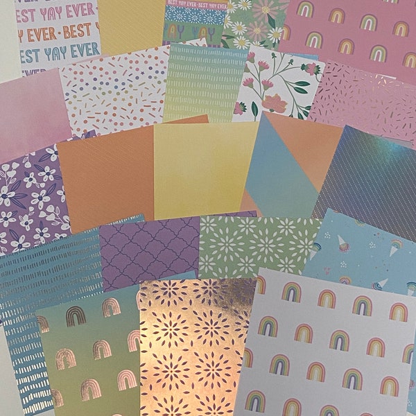 Patterned Cardstock - Etsy