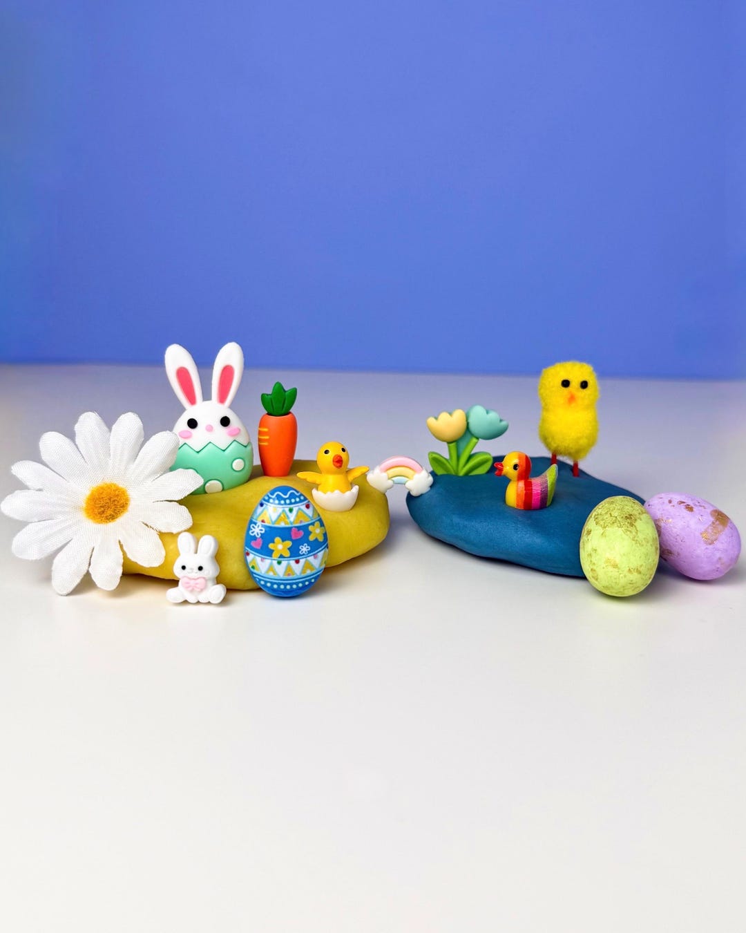 Easter Play Dough Sensory Kits, Play Dough Jar, Kids Party Favours ...