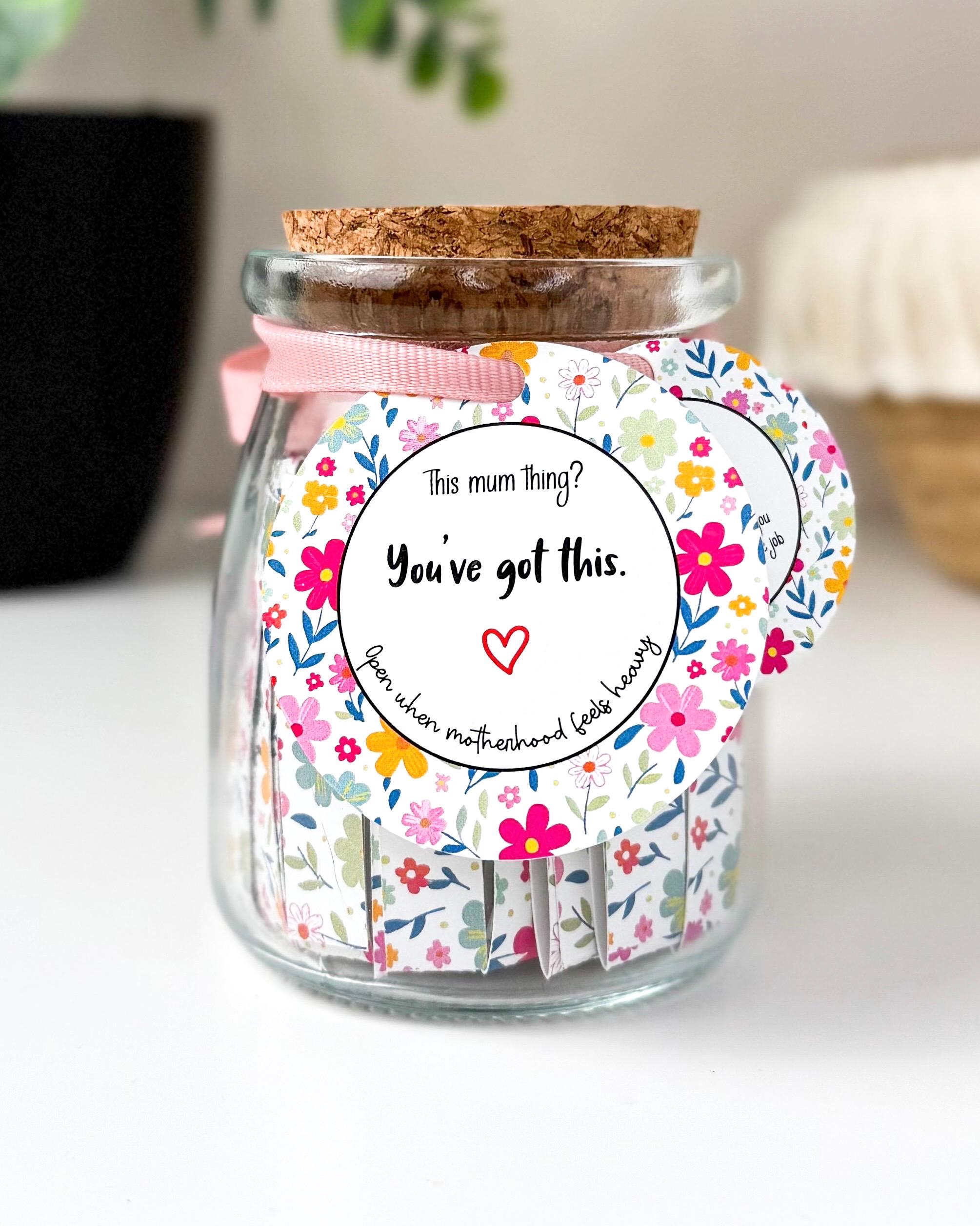 Mum Daily Inspiration Jar, Uplifting Affirmations & Positive Quotes ...