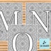 Geometric Alphabet Coloring Pages: Printable Letter Coloring Book (PDF ...