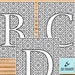 Geometric Alphabet Coloring Pages: Printable Letter Book (PDF) - Etsy