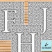 Geometric Alphabet Coloring Pages: Printable Letter Book (PDF) - Etsy
