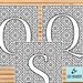 Geometric Alphabet Coloring Pages: Printable Letter Book (PDF) - Etsy