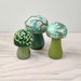 3 Hand Painted Wooden Fungi, Mushrooms, Toadstools, Botanical Themes ...