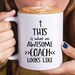 This is What an Awesome Coach Looks Like Funny Mug, Coach Gift ...