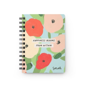 Personalized Gratitude Journal, Custom Name Notebook, Daily Planner ...