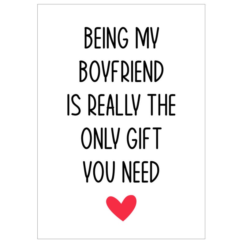 Rude Birthday Card Boyfriend, Funny Greeting Card, Boyfriend Christmas ...