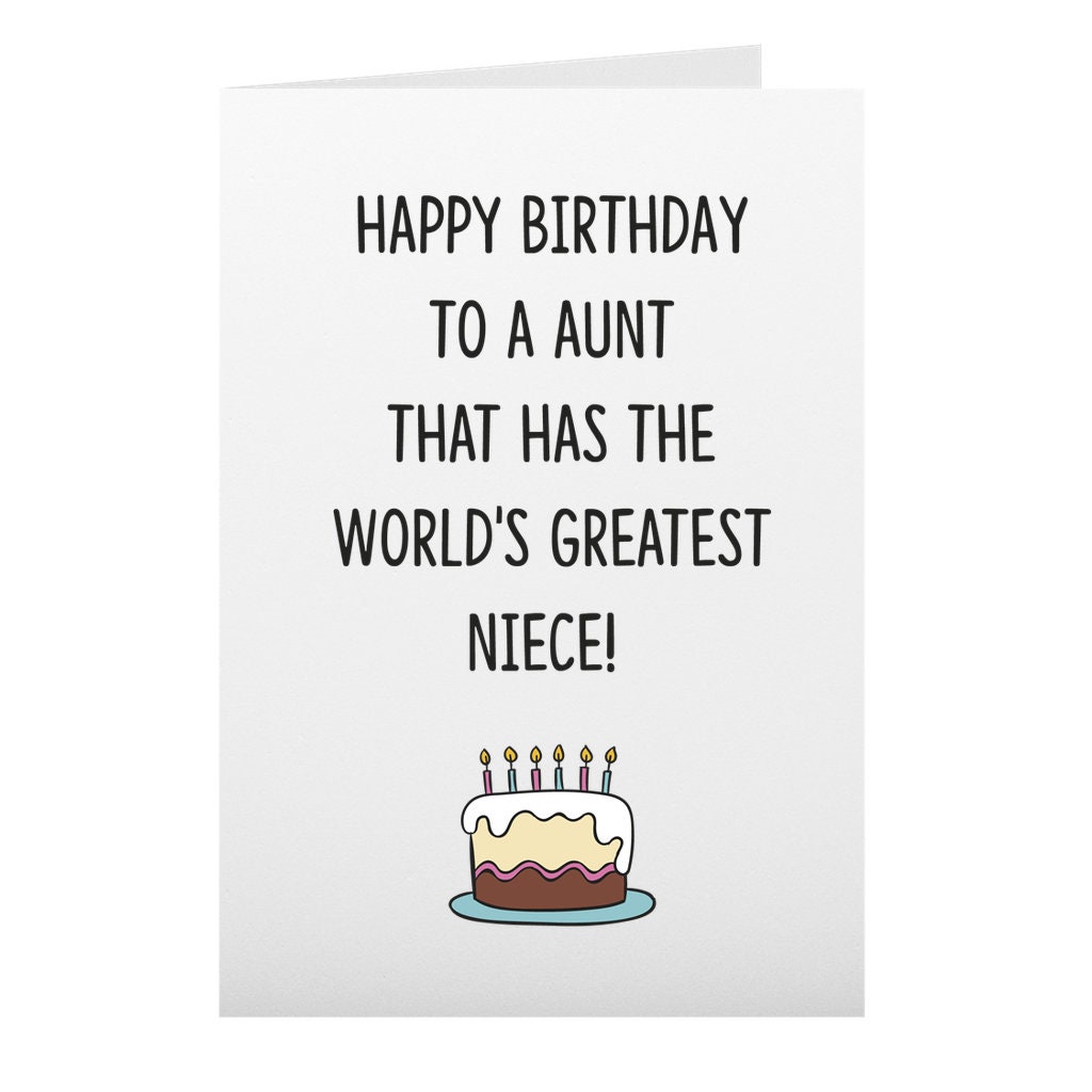 Happy Birthday Card For Aunt From Niece Auntie Funny Birthday Etsy happy-birthday-card-for-aunt-from-niece-auntie-funny-birthday-etsy