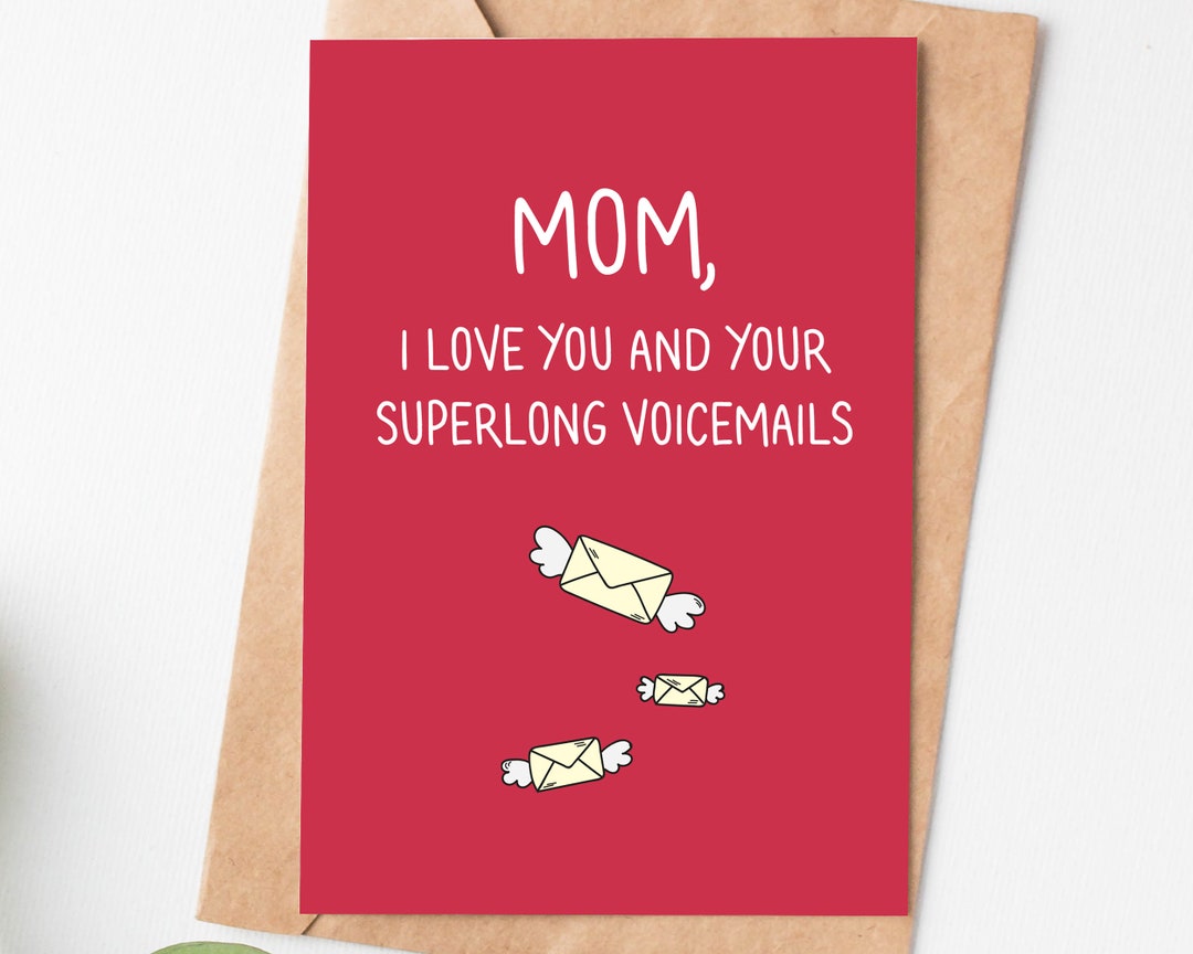 Rude Birthday Card for Mom, Funny Mothers Day Card, Mum Card, Mum Gift ...