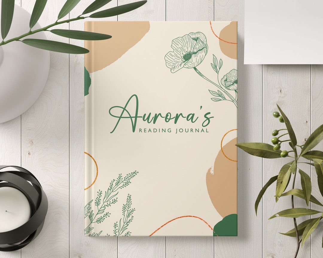 Custom Reading Journal, Personalized Birthday Book Lover Gift, Book ...