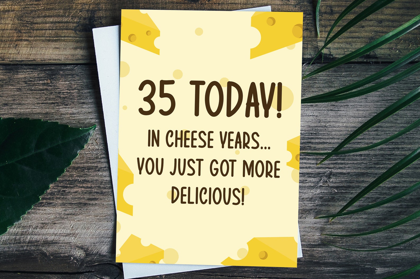 Funny 35th Birthday Card, 35th Birthday Gift for Her Him Sister Brother ...
