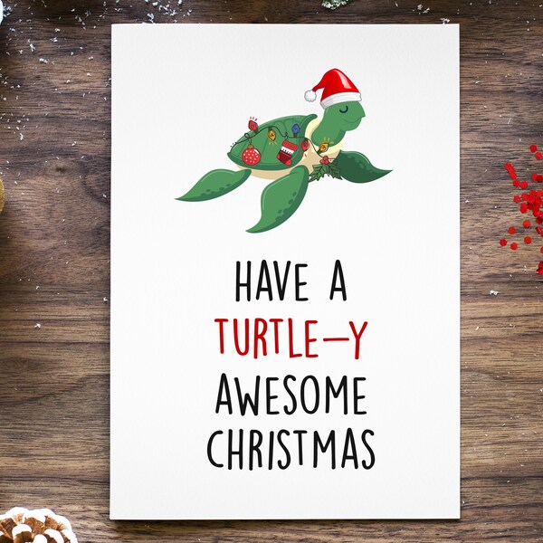 Turtle Card - Etsy