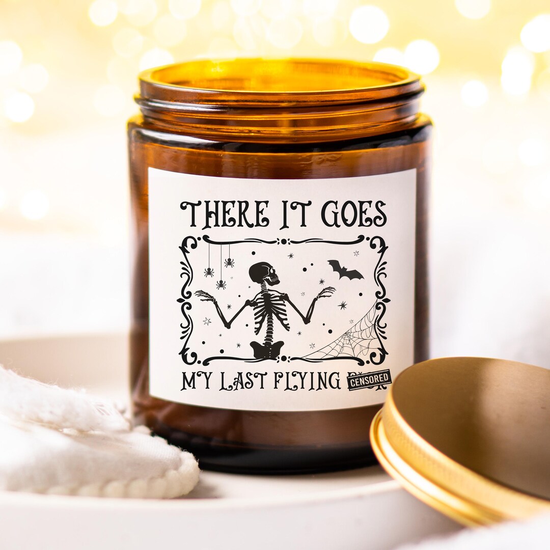 Funny Halloween Candle, Halloween Decorations, Rude Halloween Gift for ...